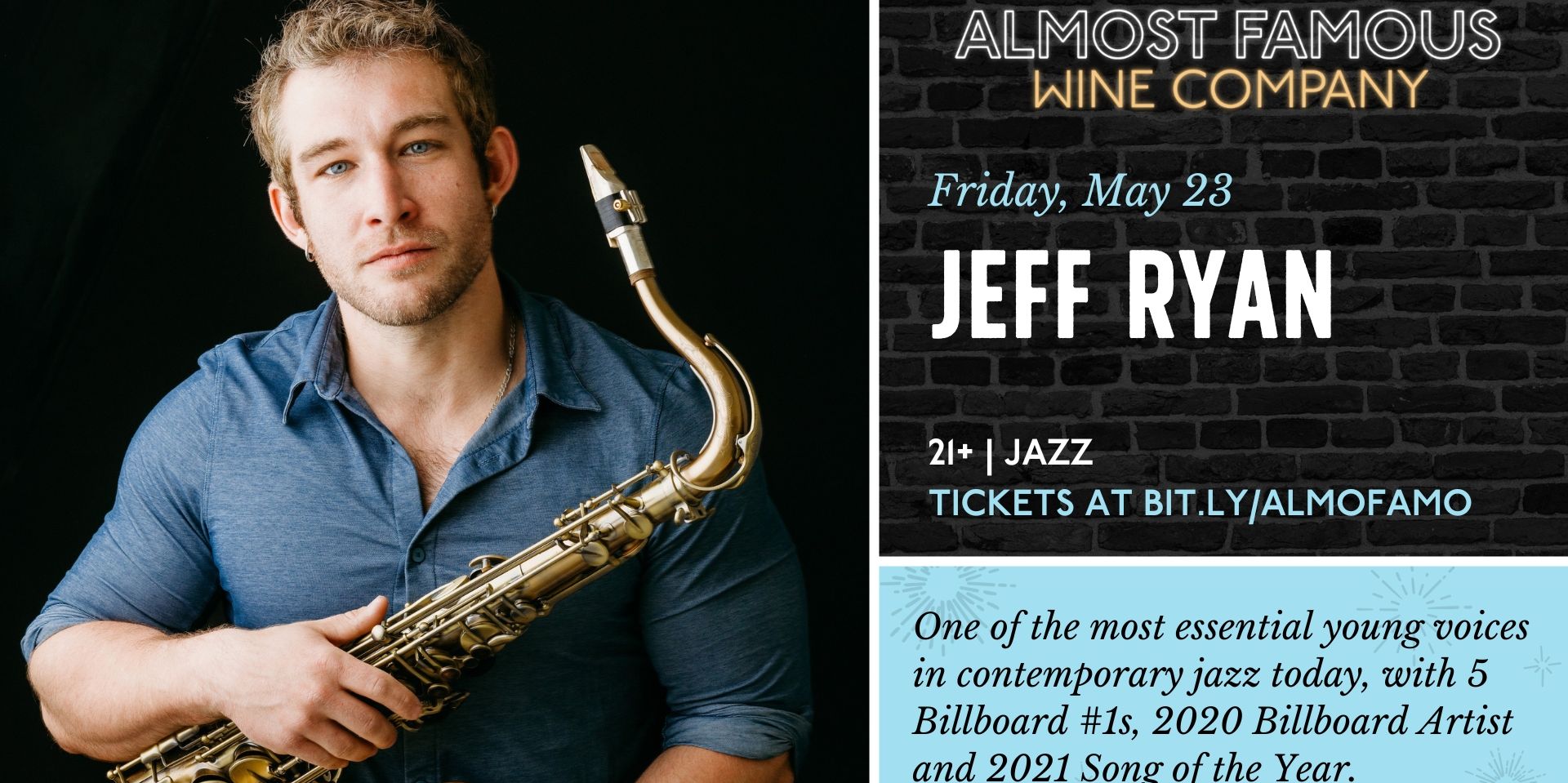 Jeff Ryan: jazz artist with 5 Billboard #1s, Billboard Artist and Song of the Year - www ...